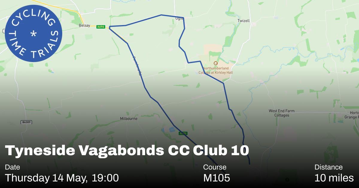 CTT | Tyneside Vagabonds CC Club 10 2026