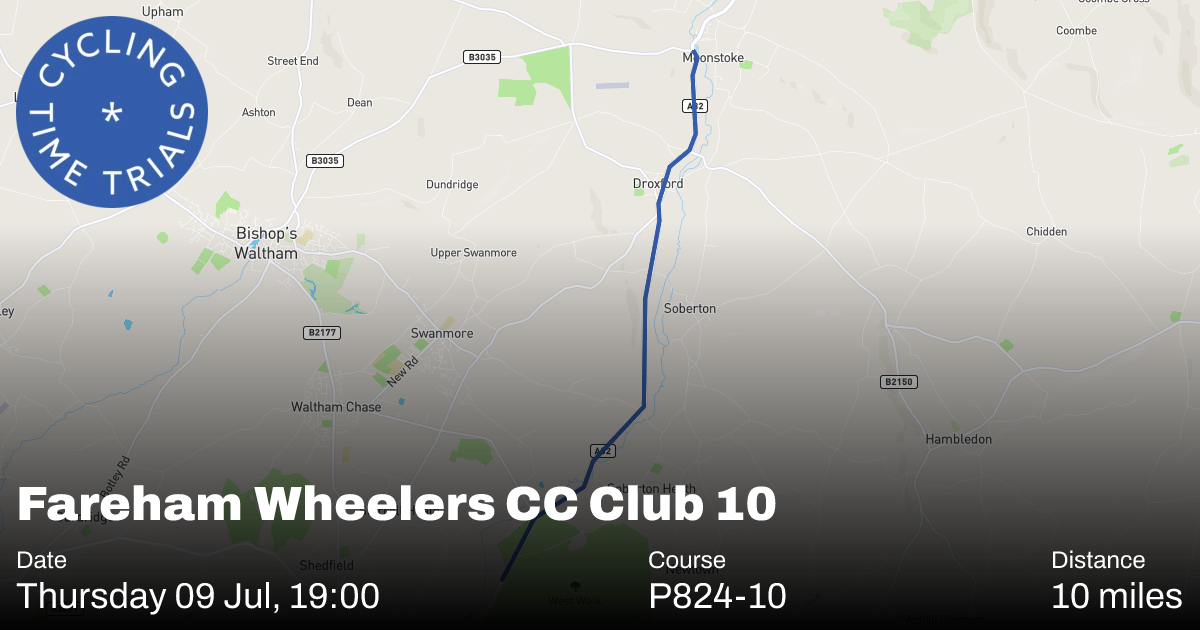 CTT | Fareham Wheelers CC Club 10 2026
